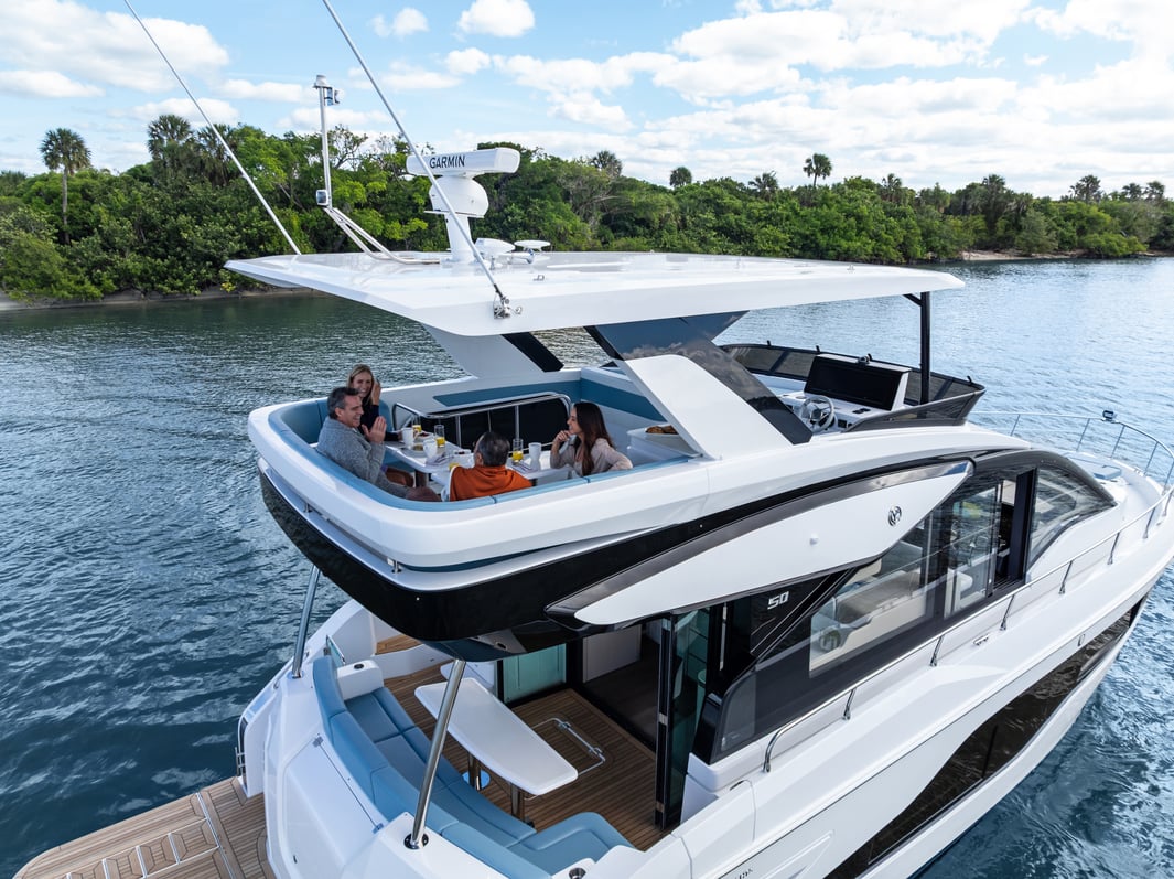 Life Aboard the Cruisers 50 FLY: Designed for Entertaining and Escape